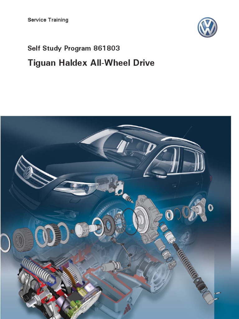 Tiguan Haldex AWD System Overview | PDF | Axle | Clutch