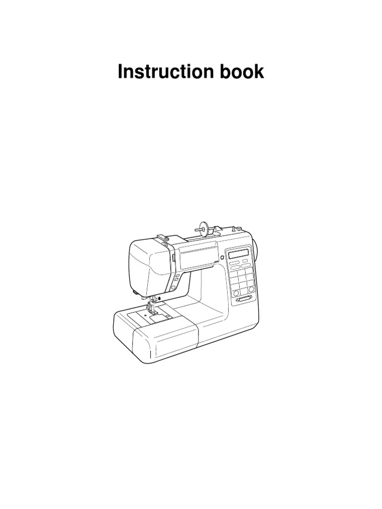 Janome DC5100 | PDF | Sewing Machine | Sewing
