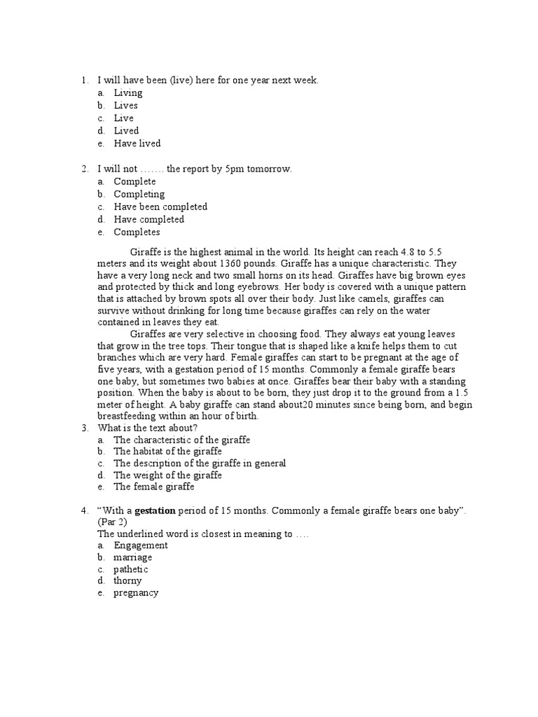 Exercise Mid Test Pdf Home Garden