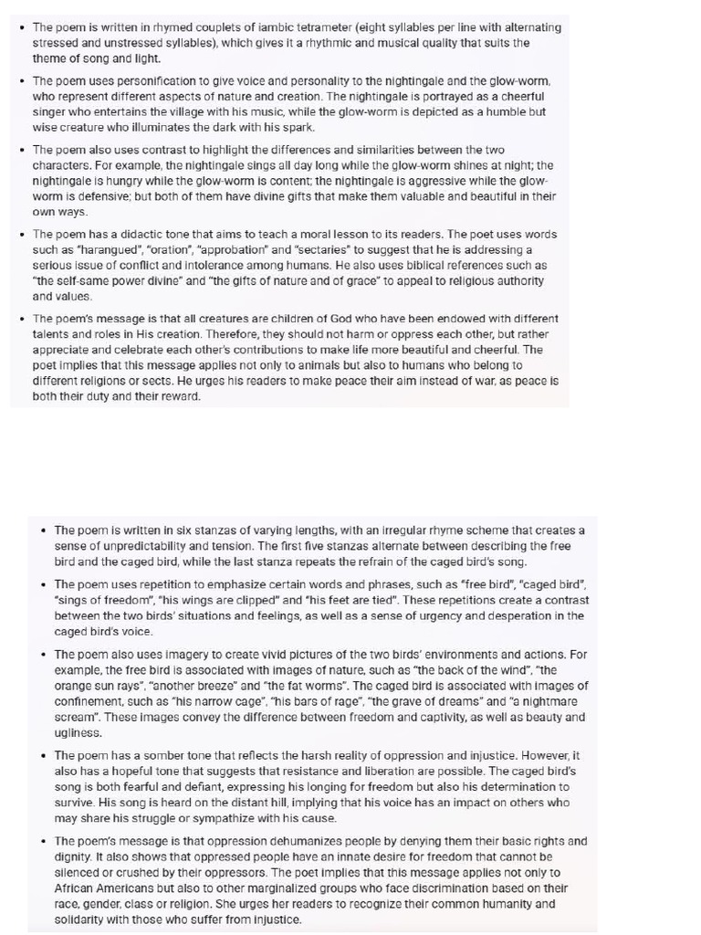 Critical Appreciation | PDF