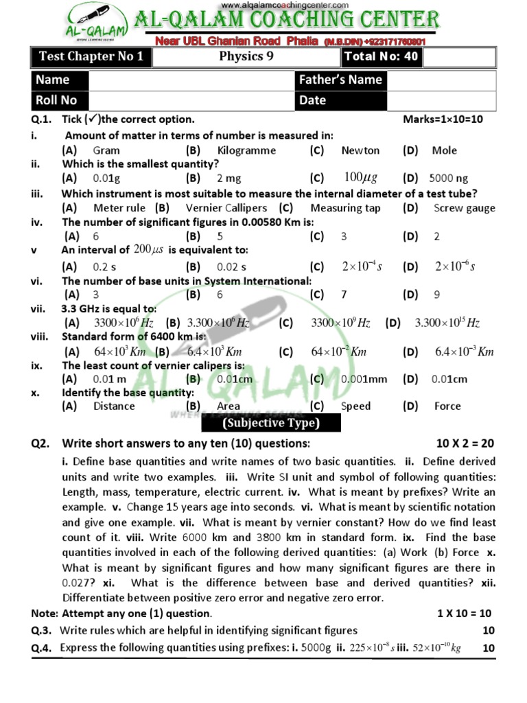 9th Class Physics English Medium Chapter Wise | PDF | Force | Acceleration