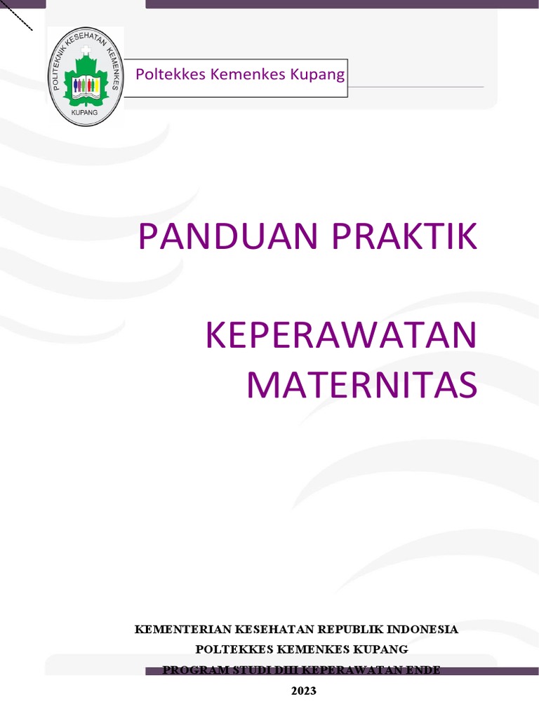 Panduan Praktek Keperawatan Maternitas 2023 | PDF