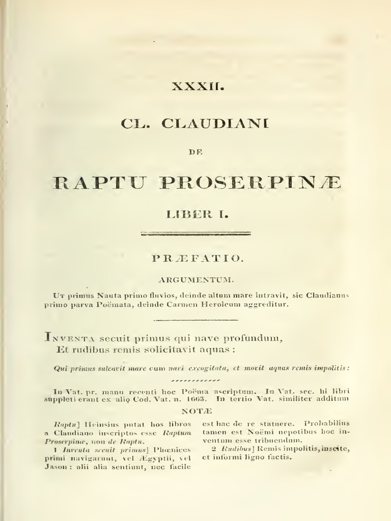 Raptu: Proserpina | PDF