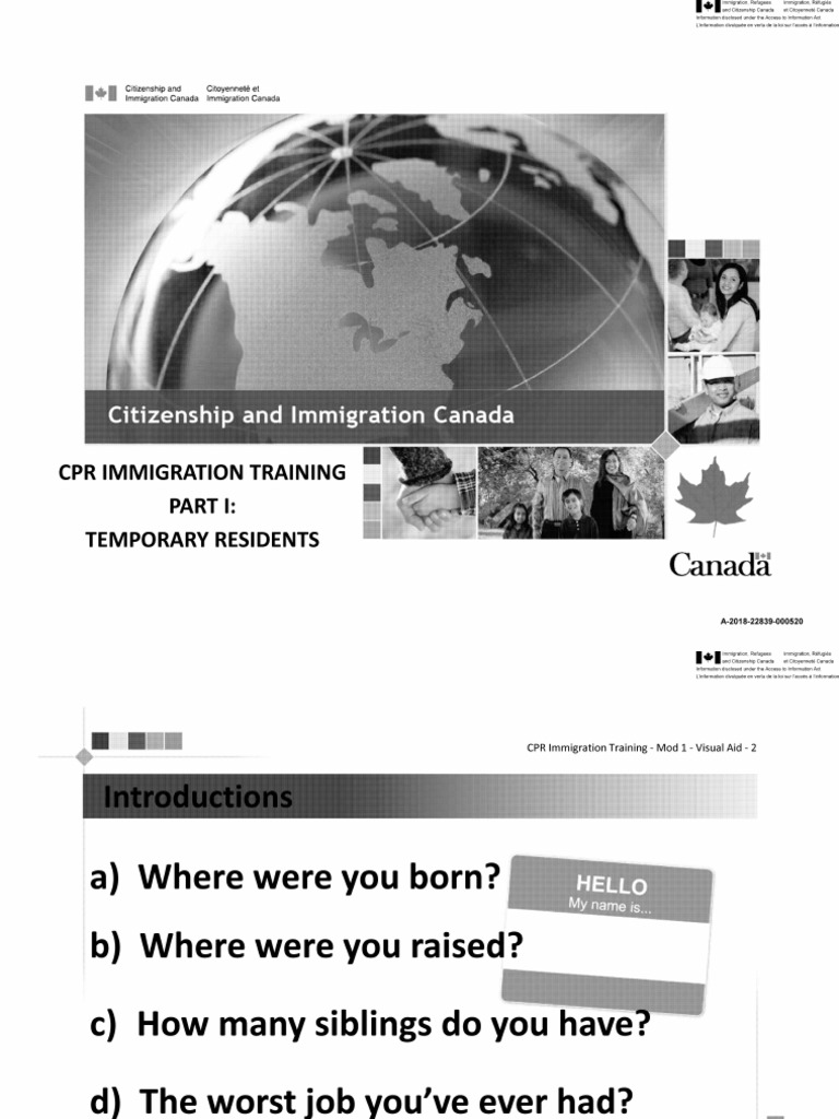 CPR Temp Residents | PDF