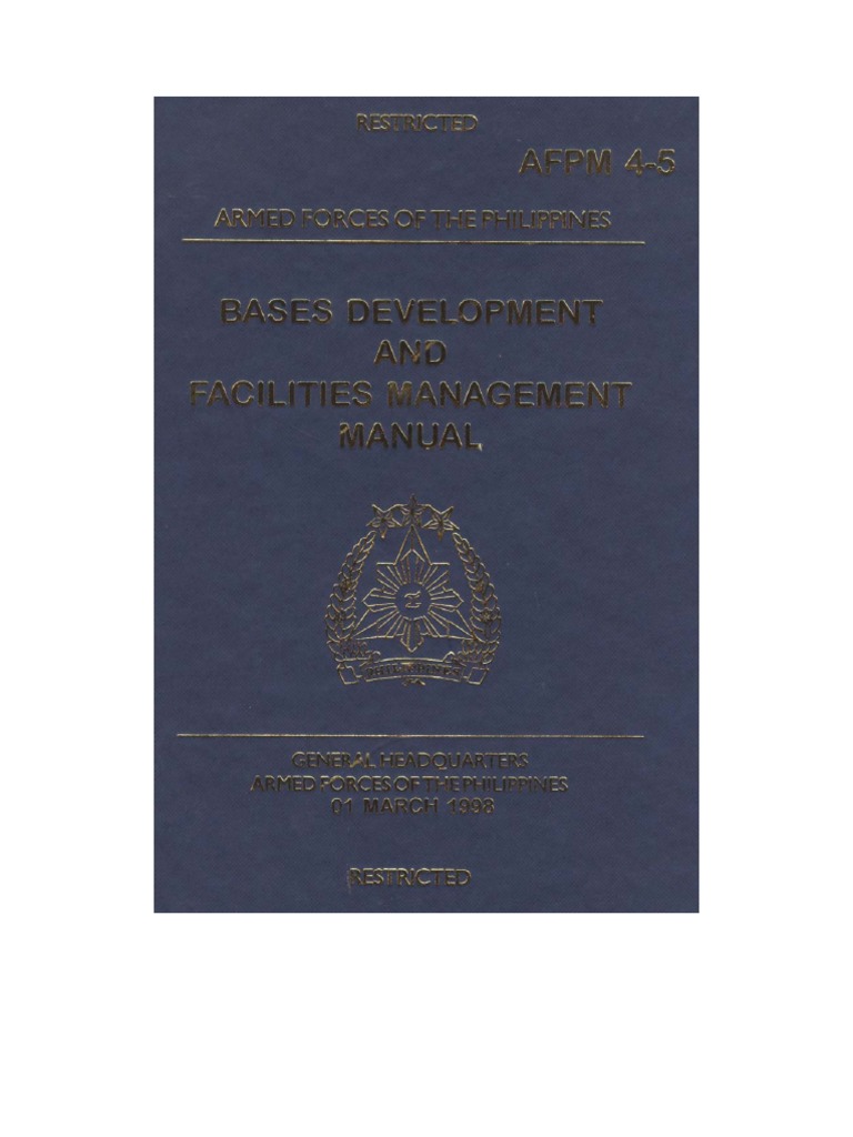 AFPM 4-5 Base Development and Facilities Management Manual | PDF
