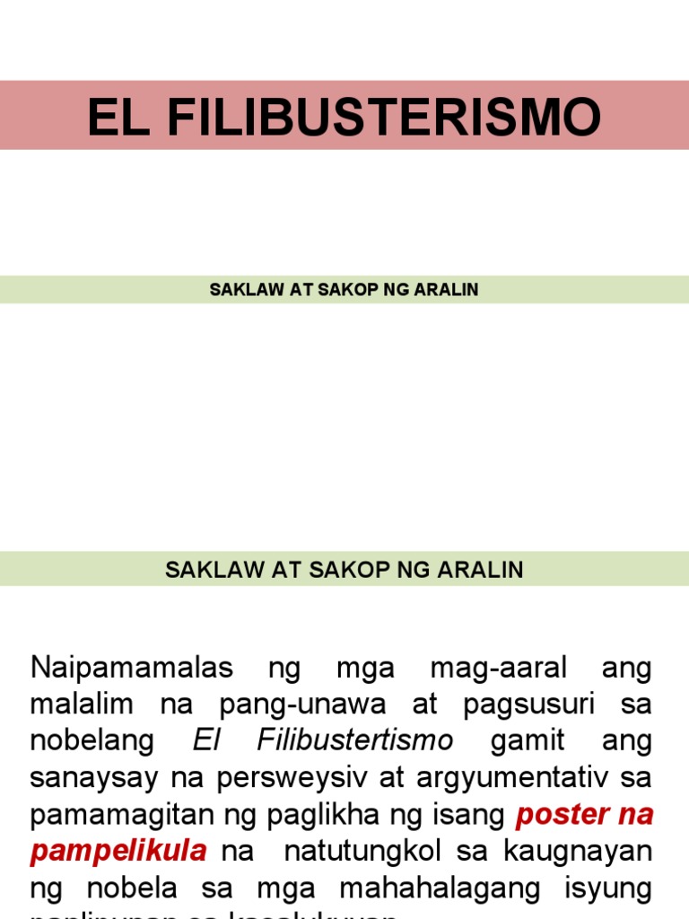 El Fili PPT 37 | PDF