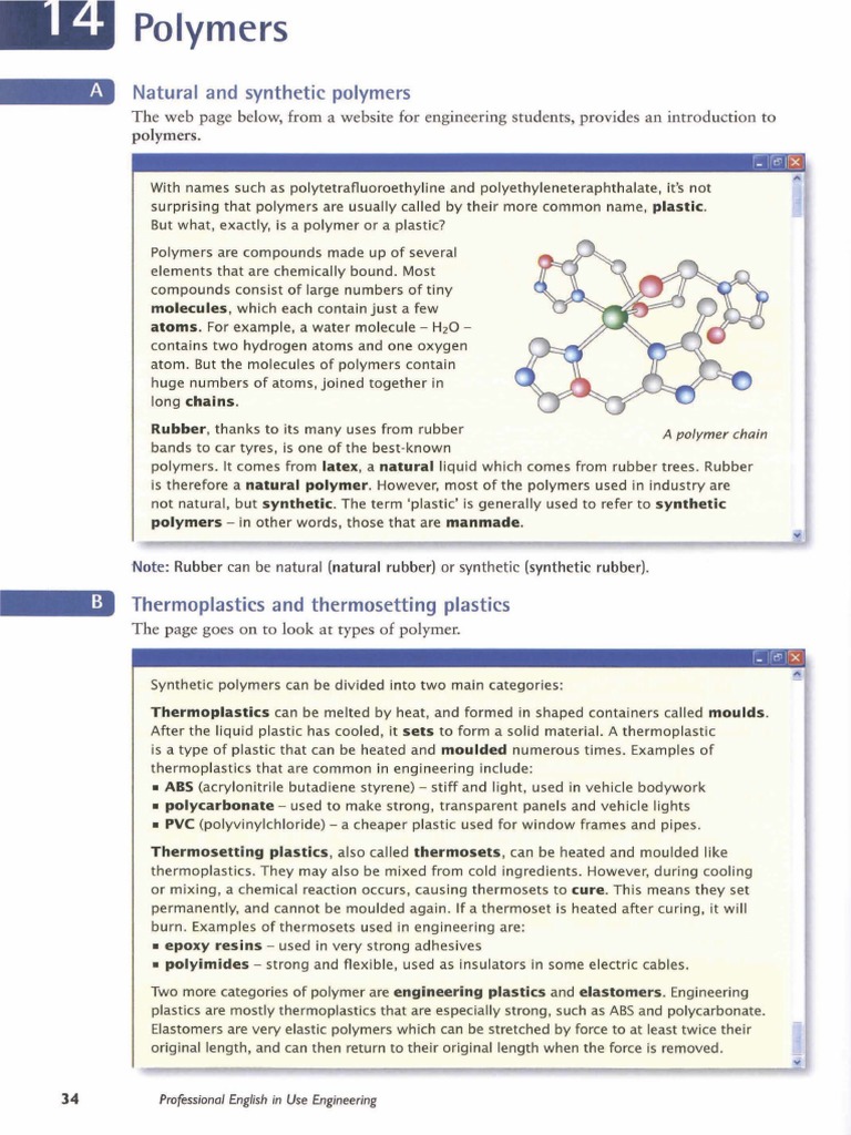 Plastics Vocabulary | PDF | Polymers | Plastic