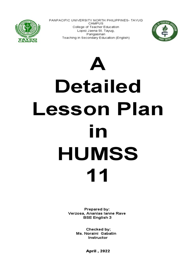 HUMSS 11 Lesson Plan: Summarizing & Paraphrasing | PDF