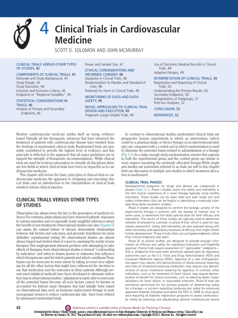 Clinical Trials Book | PDF | Clinical Trial | Phases Of Clinical Research