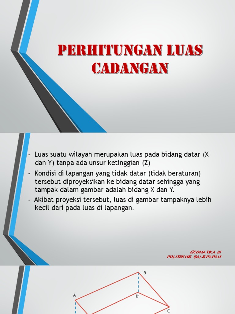 Perhitungan Luas | PDF