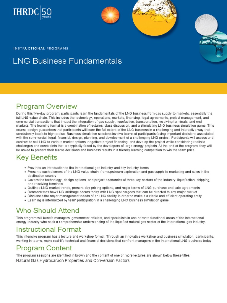 Learn LNG Business Fundamentals | PDF | Liquefied Natural Gas | Natural Gas
