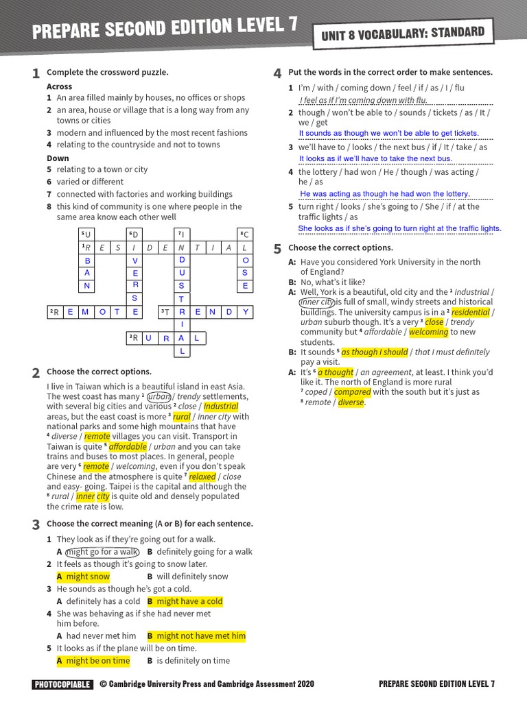 English Voluntary Excersises Unit 8 | PDF | Taiwan