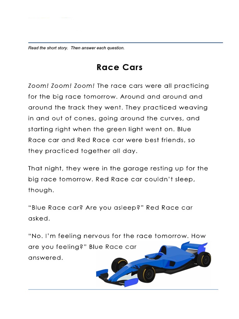 YEAR 4 Race Cars | PDF