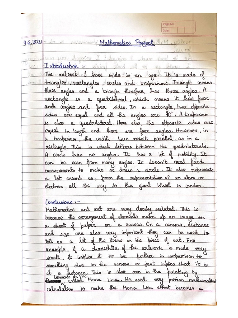 Maths project p1 | PDF