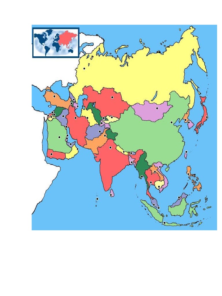 Mapa Asia | PDF