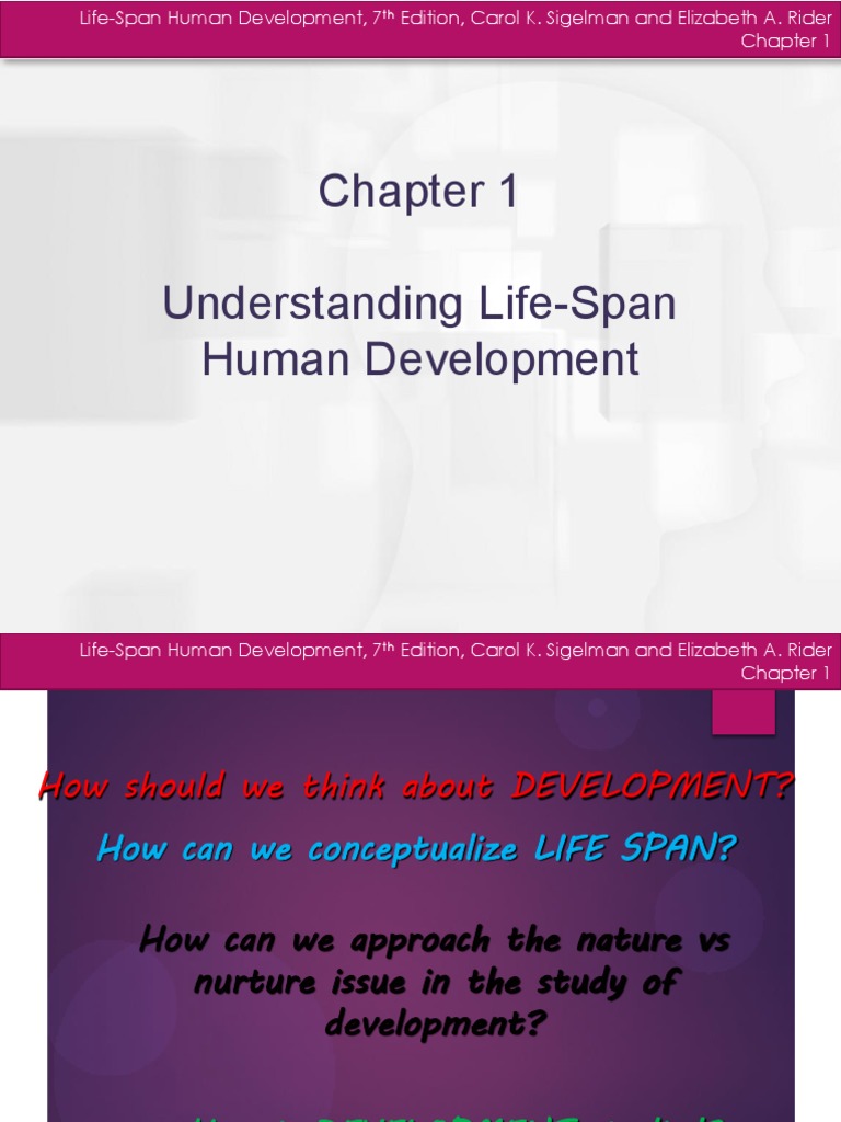 Understanding Life-Span Human Development | PDF | Experiment ...