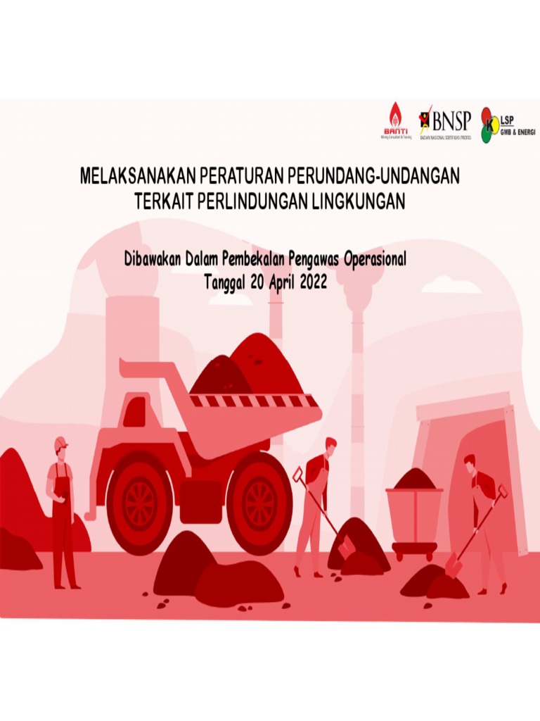 Peraturan Perlindungan Lingkungan Pertambangan | PDF