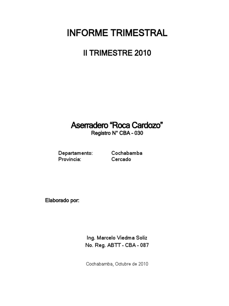 Ii Itpap 2010 | PDF | Los bosques