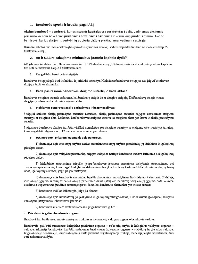 Atsakymai 4 Tema | PDF