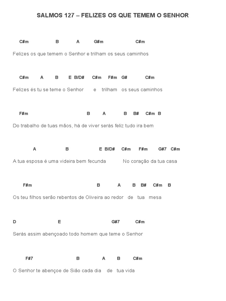 Salmos 127 | PDF | Religiões abraâmicas
