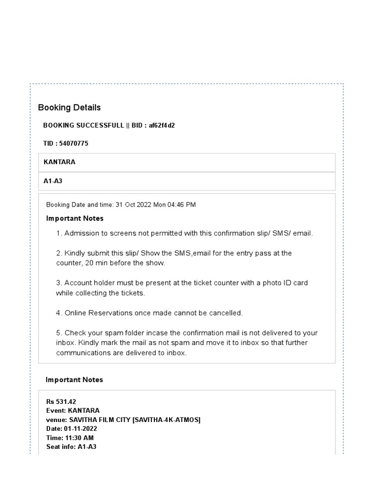 SAVITHA FILM CITY-SuccessFully Booked | PDF