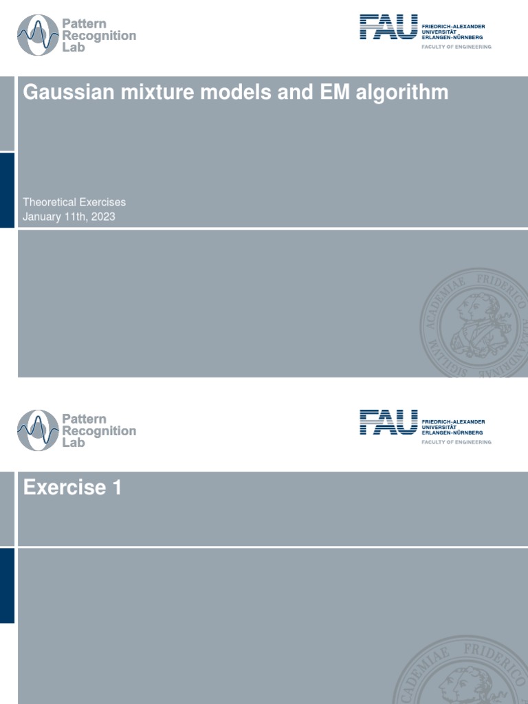 Ex06 Em Solution Pdf Estimation Theory Pattern Recognition