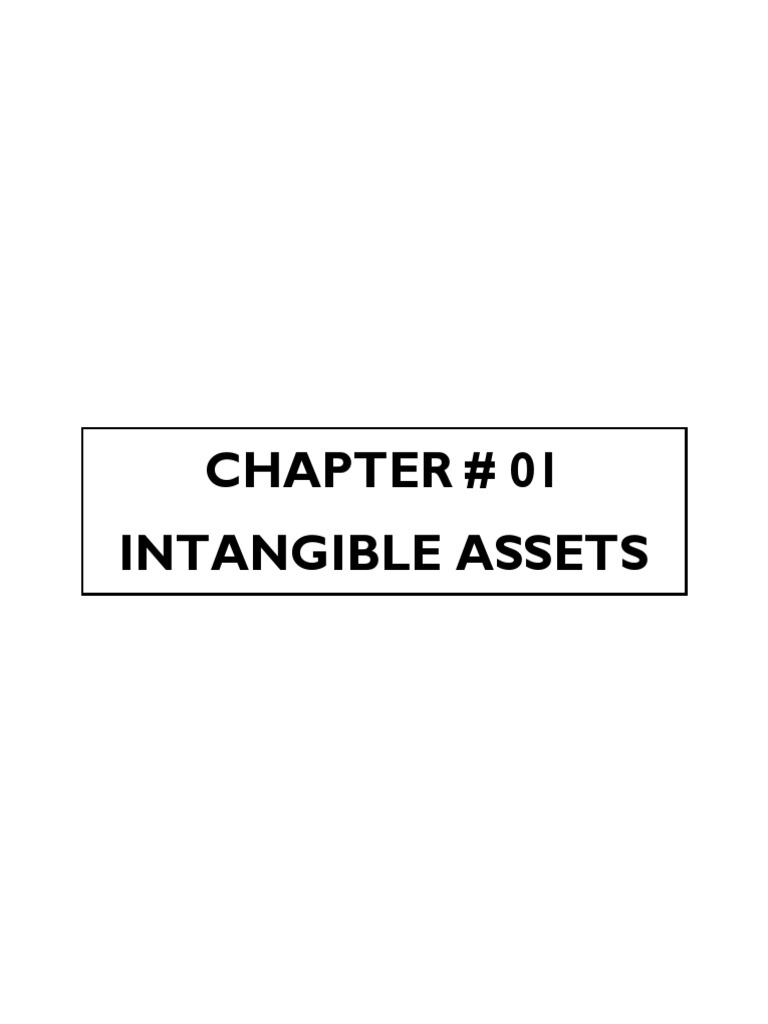 Intangible Assets | PDF | Intangible Asset | International Financial ...