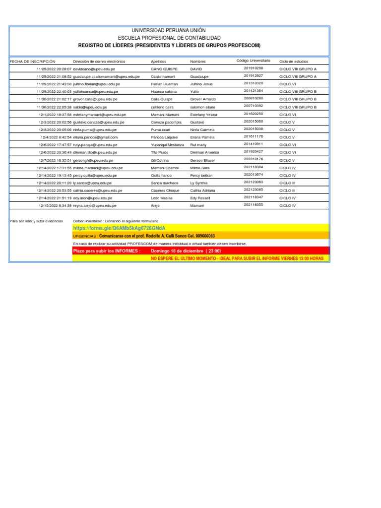 Primera Inscripcion | PDF