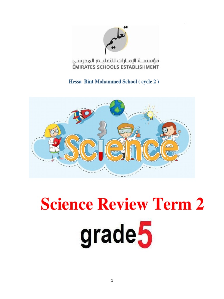 Science Review Term 2 Grade 5 2022-2023 | PDF