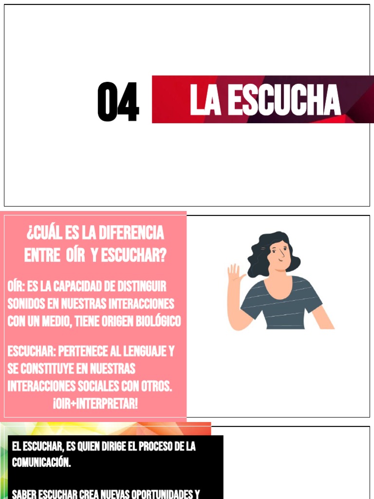La Importancia de Escuchar | PDF