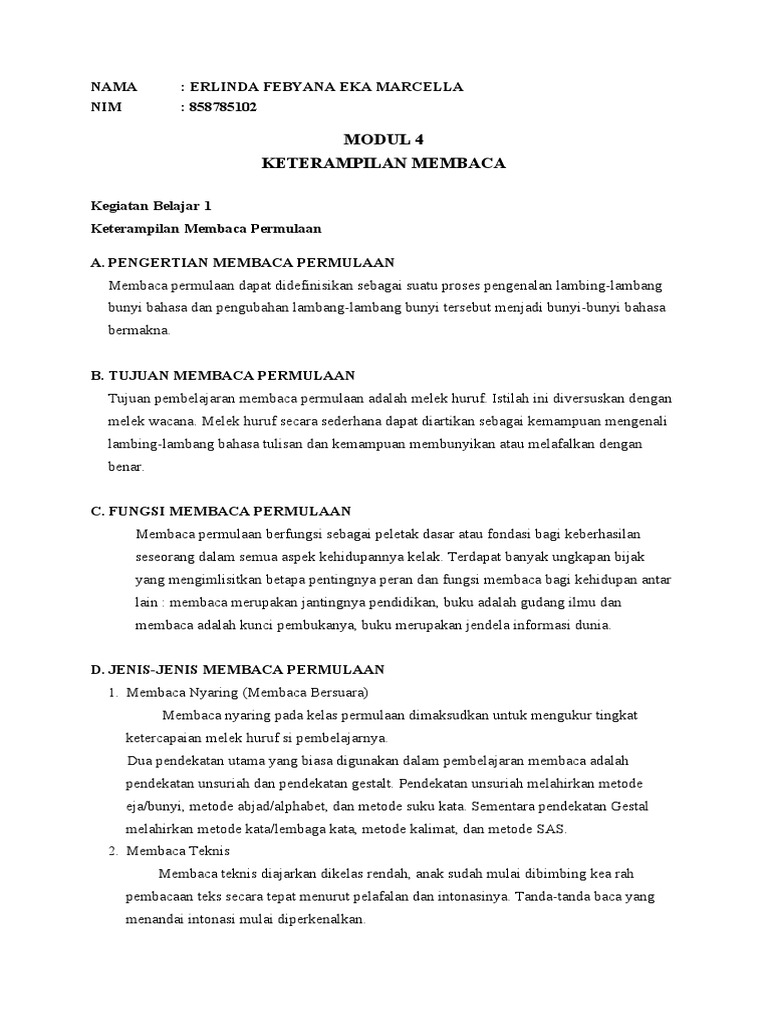 Resume Modul 4 | PDF