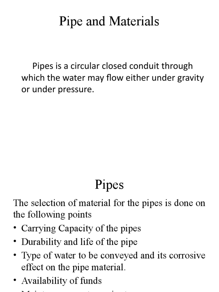 4.pipes & Water Quantity Estimation | PDF | Pipe (Fluid Conveyance ... 4.pipes & Water Quantity Estimation | PDF | Pipe (Fluid Conveyance ...