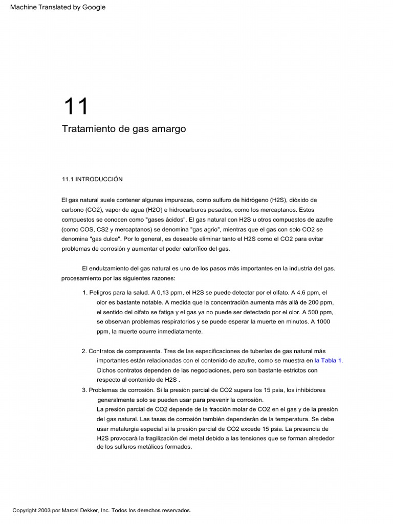 Tratamiento de Gas Amargo: La Tabla 1 | Descargar gratis PDF | Gas natural | Adsorción