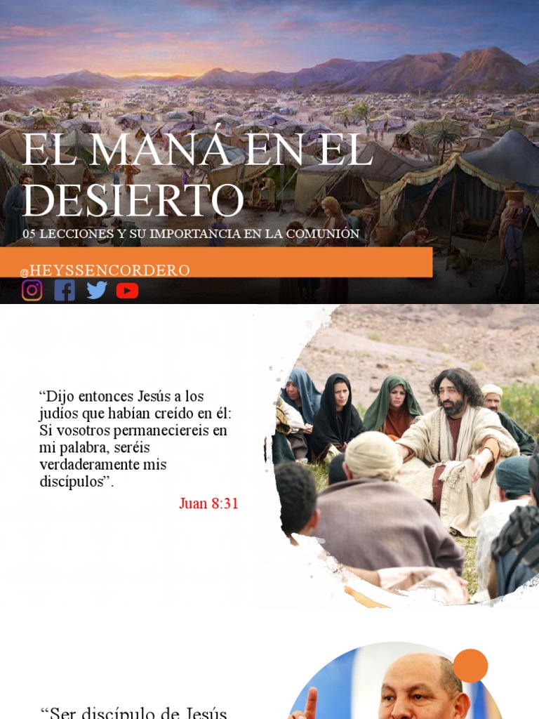 El Maná en El Desierto: Heyssencordero | PDF | Religiones abrahámicas