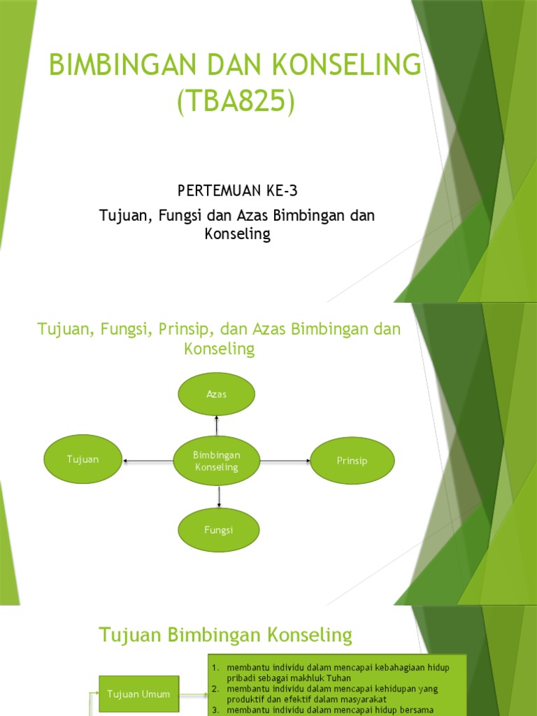 Tujuan-Fungsi-Asas BK | PDF
