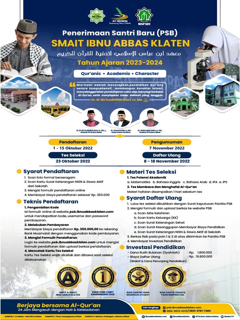 PSB SMAIT Ibnu Abbas Klaten | PDF