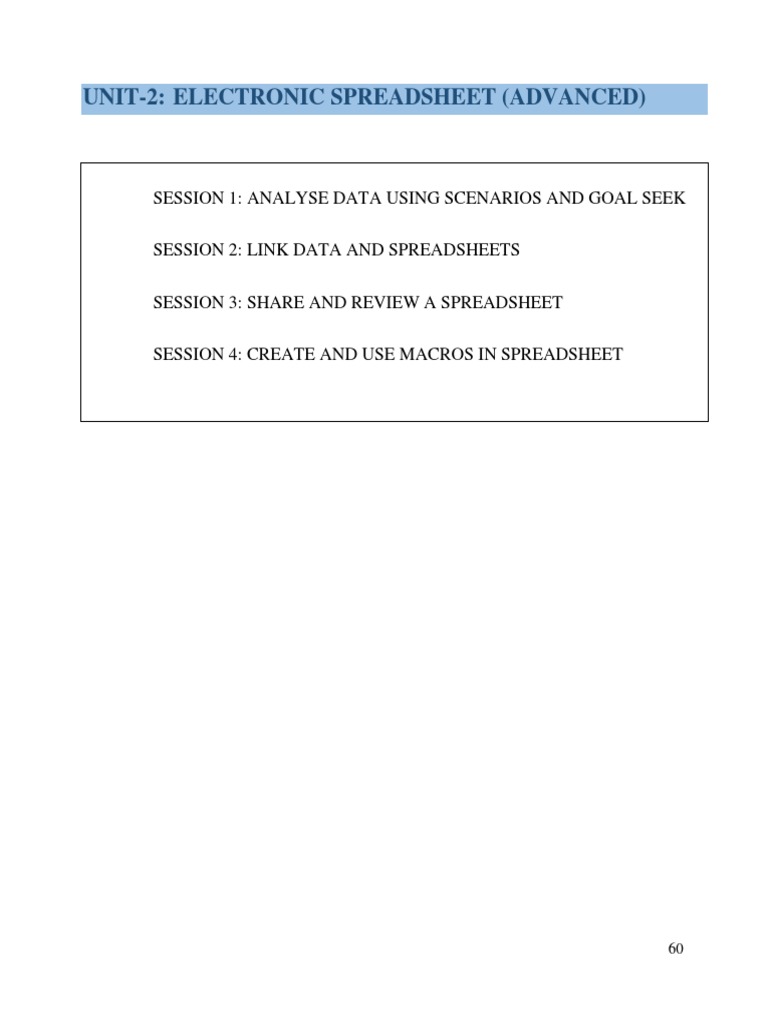 Advanced Spreadsheet Techniques | PDF | Hyperlink | Spreadsheet