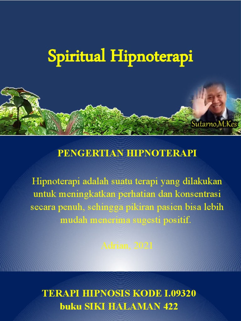 Spiritual Hipnoterapi - Konsep | PDF