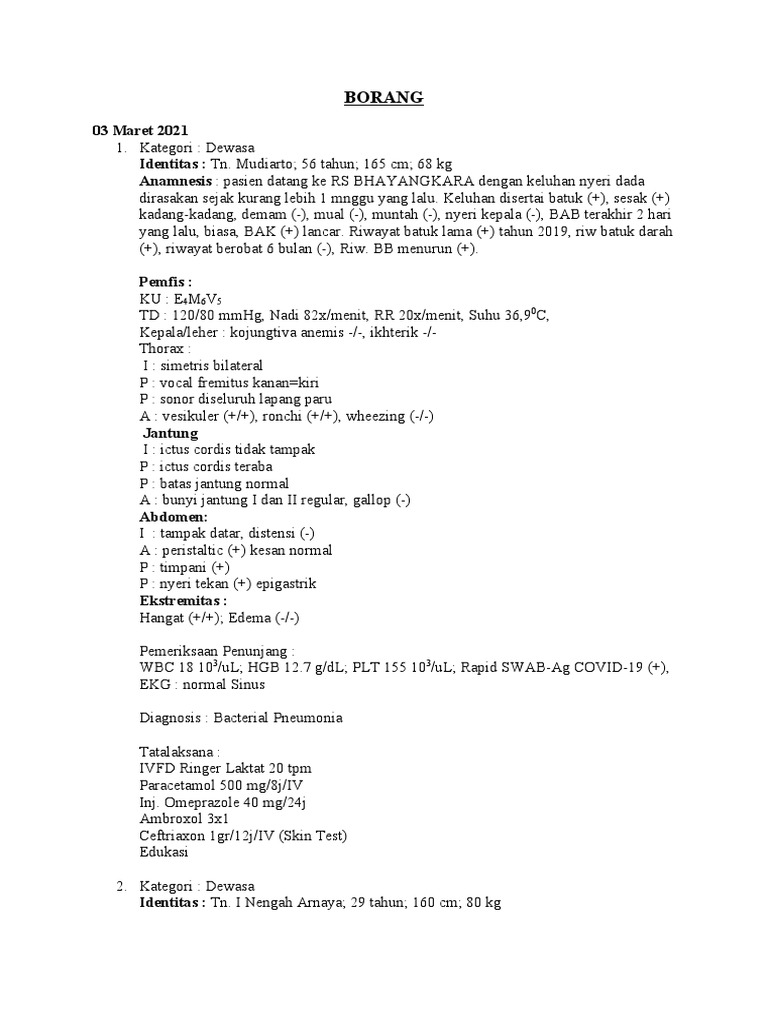 Borang UKP 2-1 | PDF