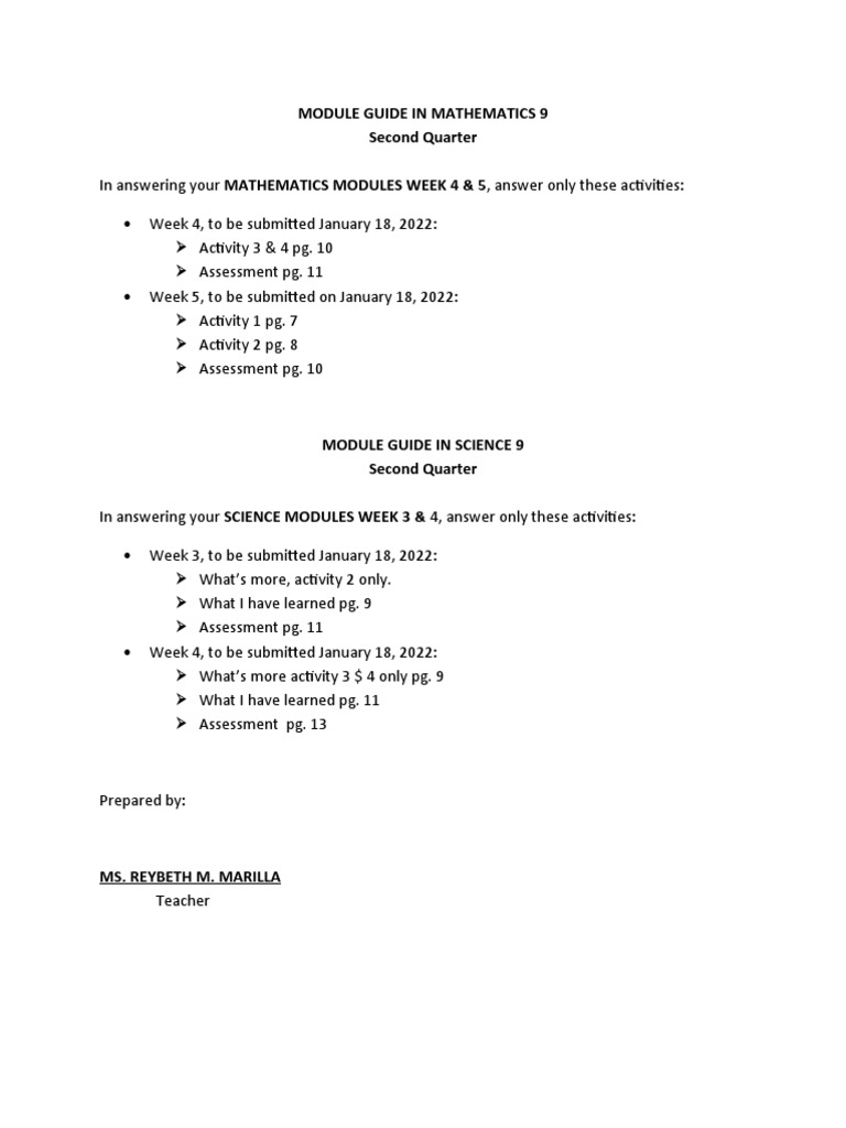 G9 Module Guide | PDF | Finance & Money Management