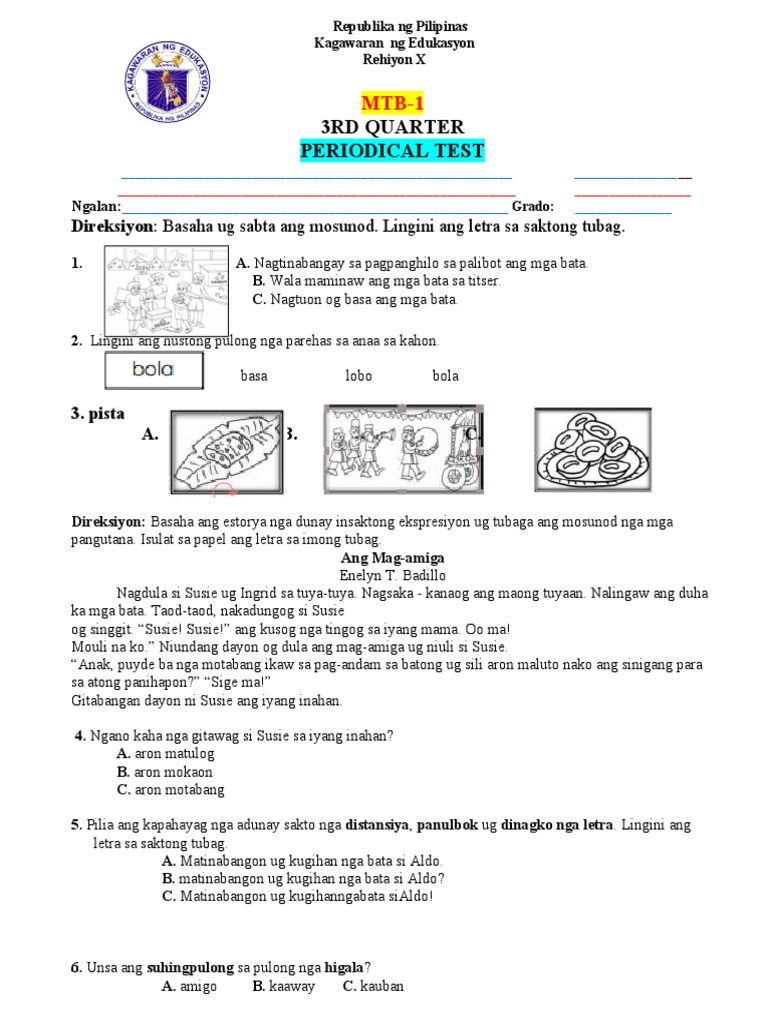 MTB 3RD PT | PDF