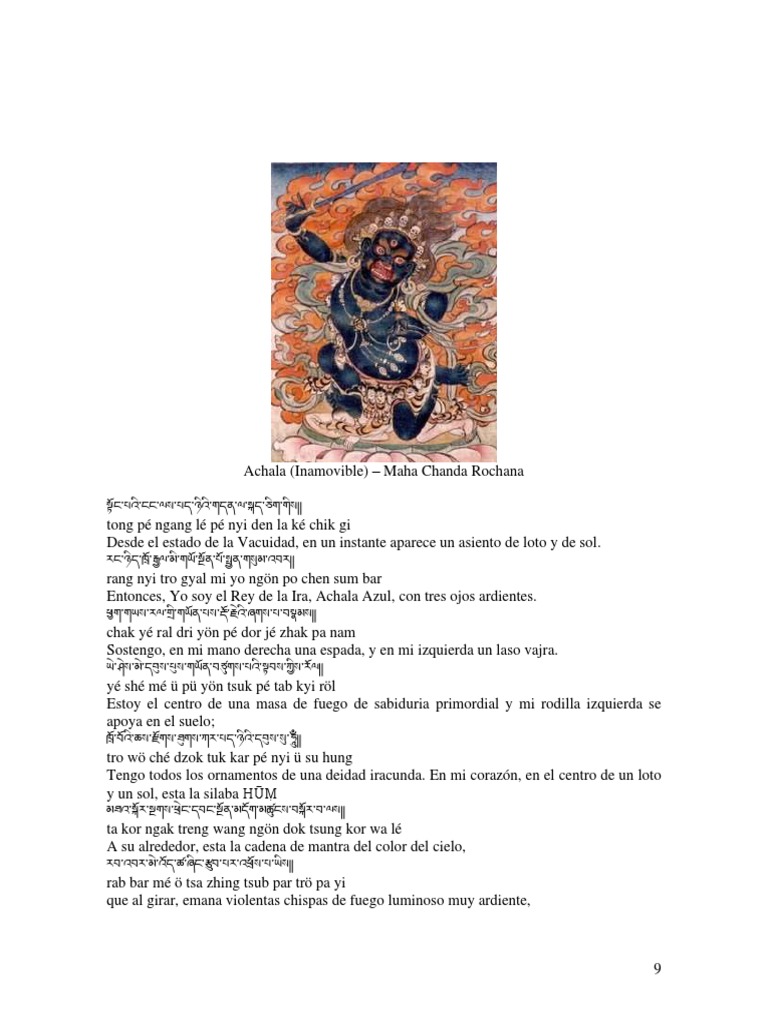 Achala Mantra: Poder y Beneficios | PDF | Poetry | Young Adult