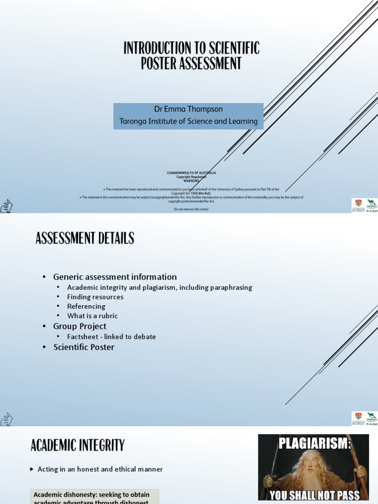 AVBS1003-2020-lecture 7-Introduction To Assessment | PDF