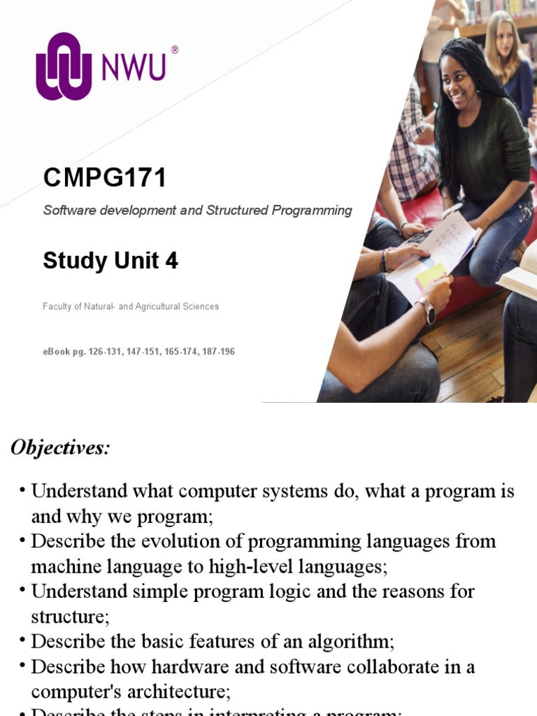 CMPG171: Study Unit 4 | PDF | Programming | Computer Program