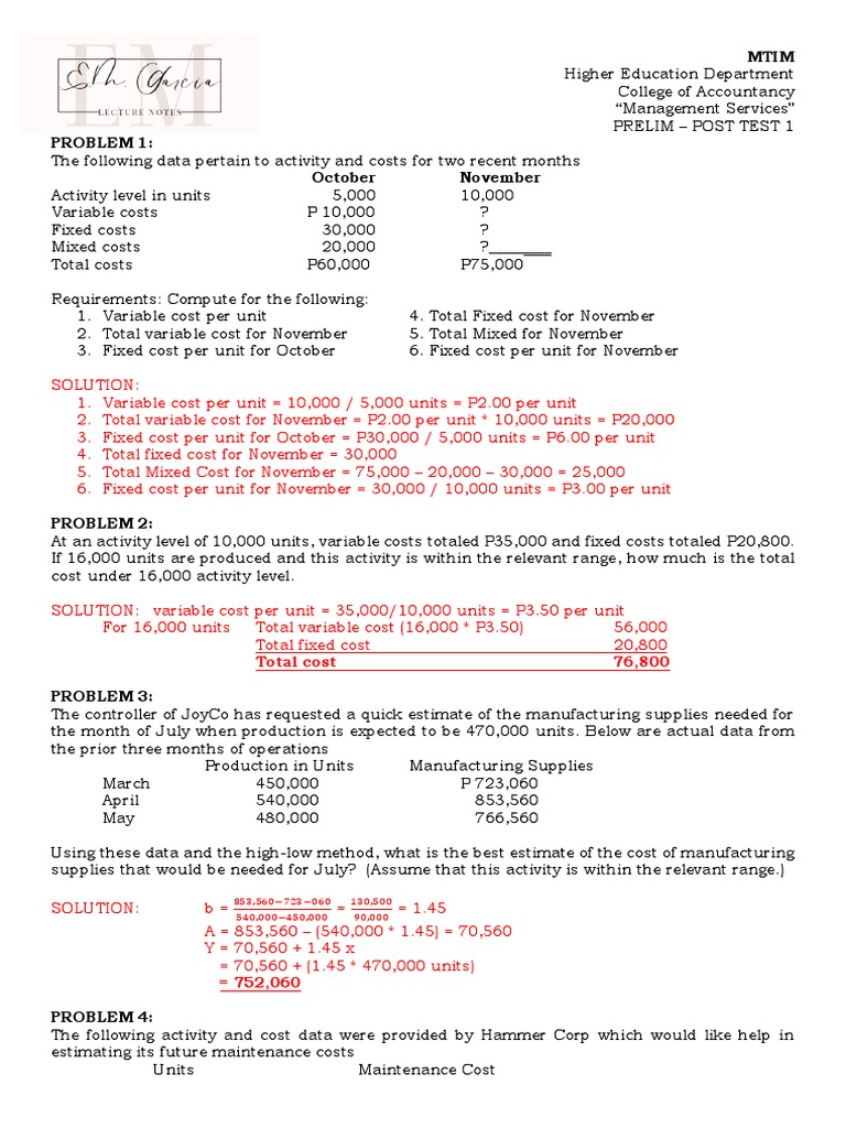 Prelim Post Test 1 | PDF | Business Economics | Economies