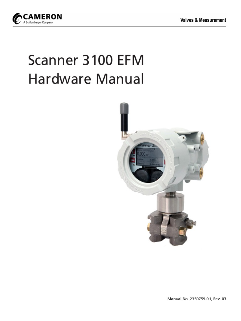 Scanner 3100 Efm Hardware User Manual | PDF | Switch | Image Scanner
