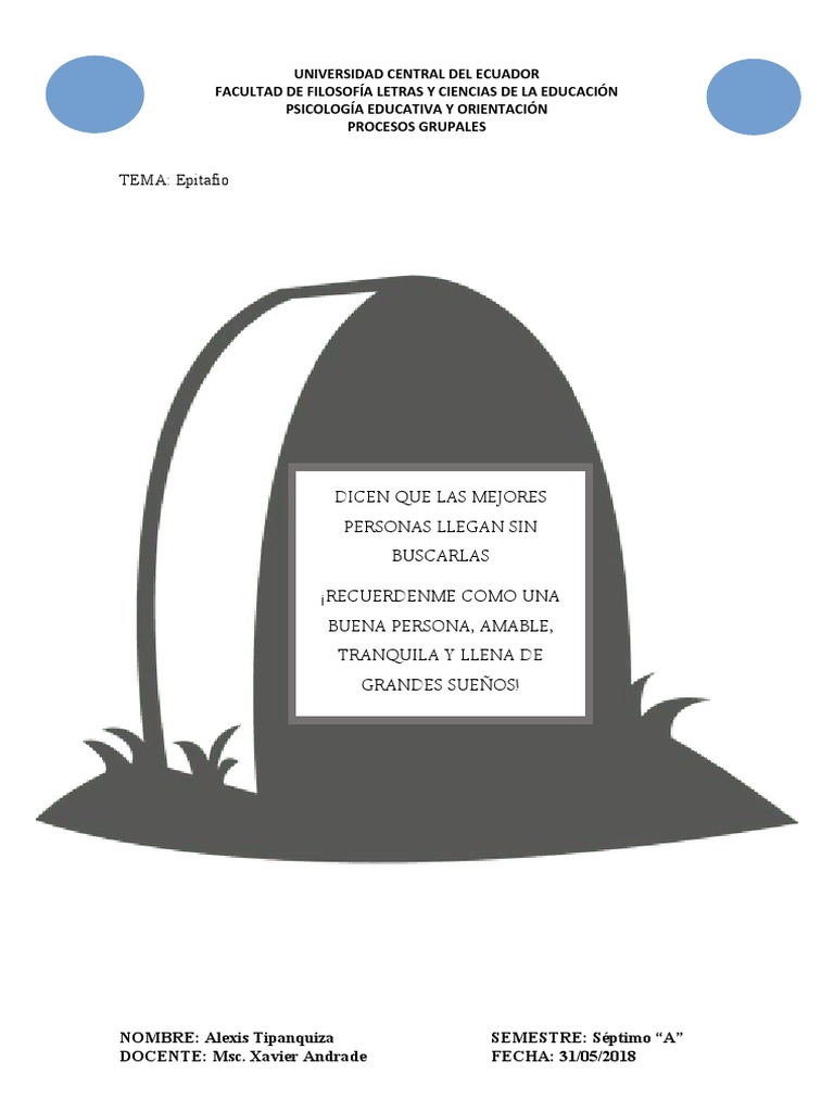 Epitafio | PDF
