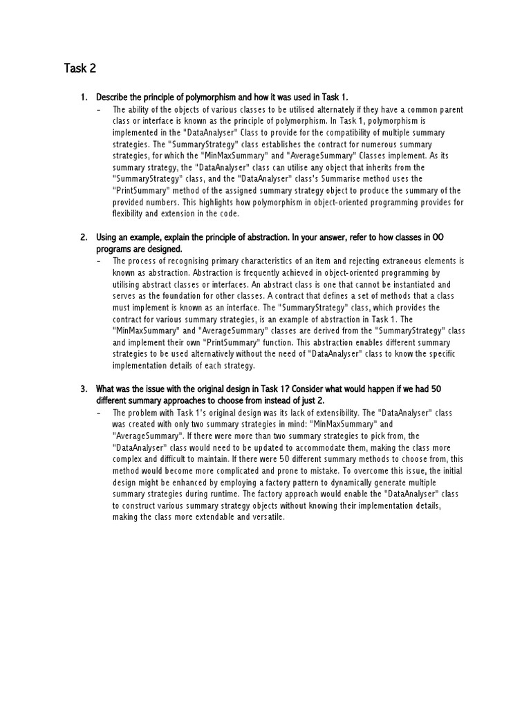Task 2oop Pdf Class Computer Programming Method Computer Programming 4701
