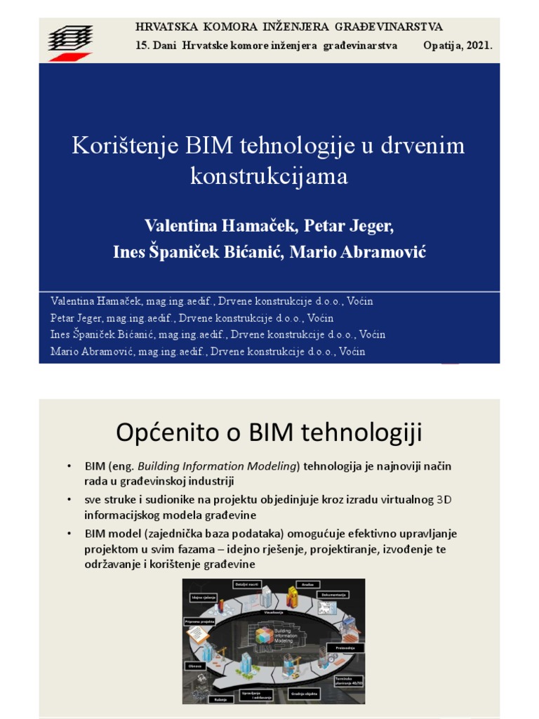 Korištenje BIM Tehnologije U Drvenim Konstrukcijama | PDF