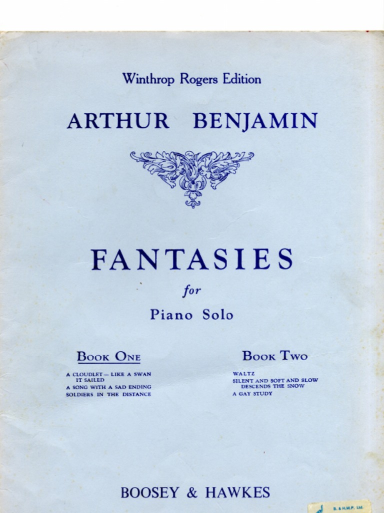 Benjamin piano fantasias little | PDF